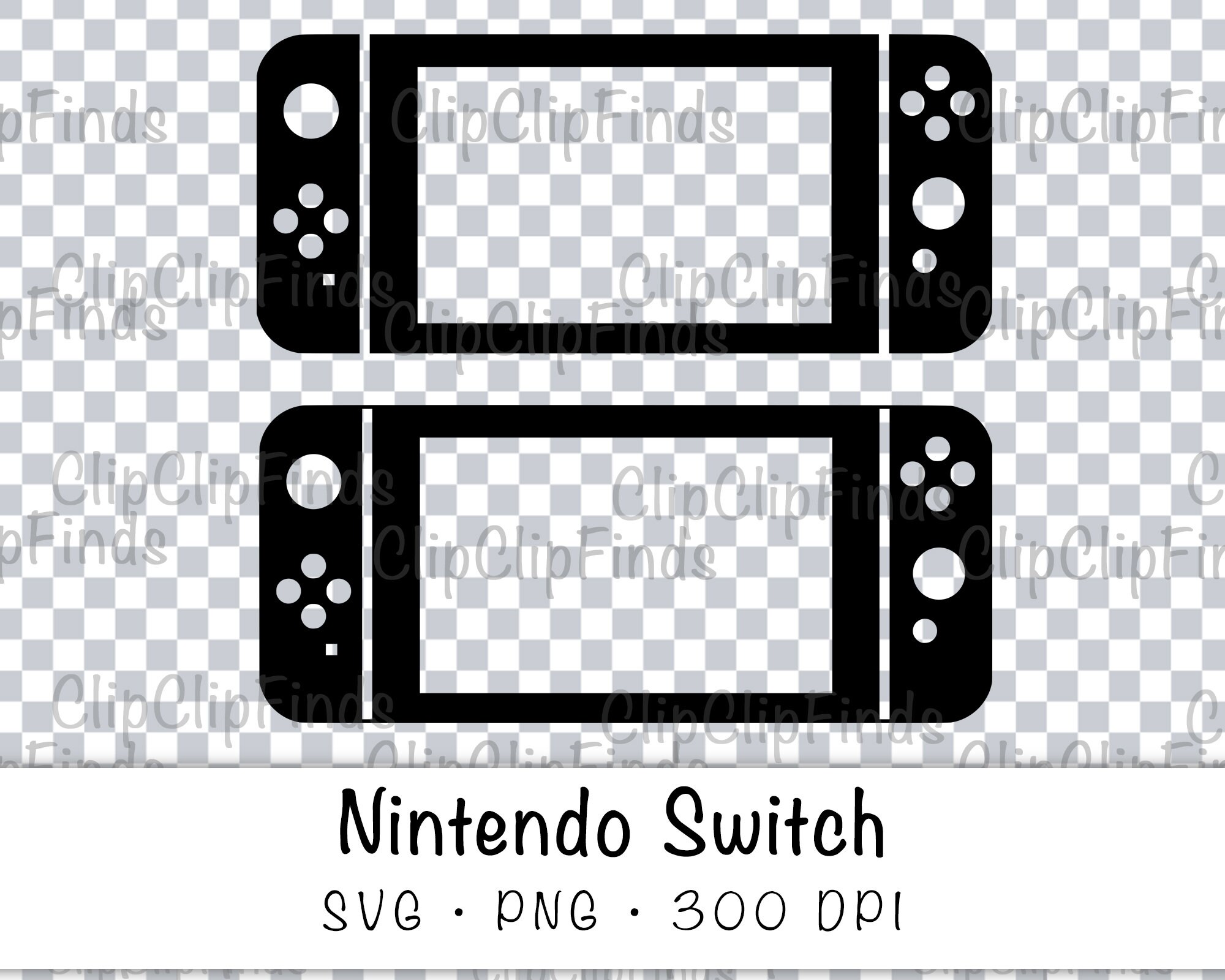 Gaming Switch SVG Vector Cut File y PNG Transparent Background | Etsy