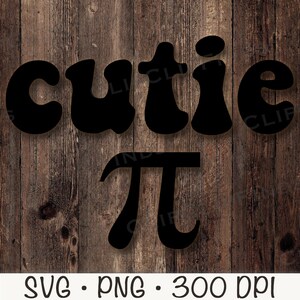 Cutie Pie SVG, Cutie Pi PNG, Groovy Hippie Font, Digital Download - Etsy