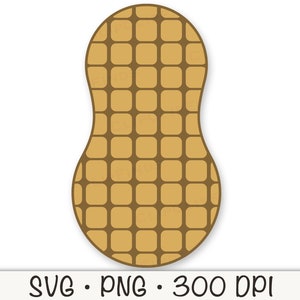 Peanut SVG, Peanut PNG, Peanut Clip Art, Instant Digital Download - Etsy