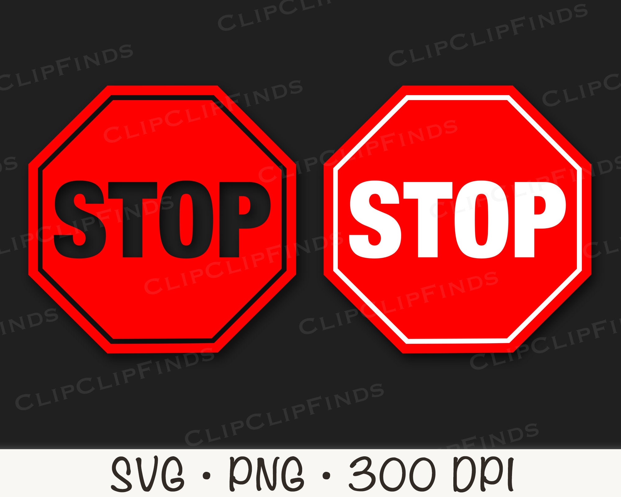 Stop Traffic Sign SVG Stop Sign SVG Vector File and PNG - Etsy Australia