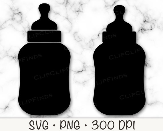 Silueta De Biberón Vector