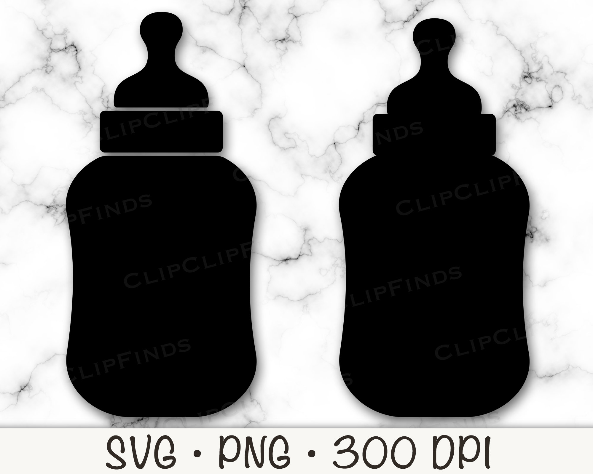 Silueta De Biberón Vector