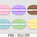 Macaron Bundle SVG Vector Cut File and PNG Transparent Background ...