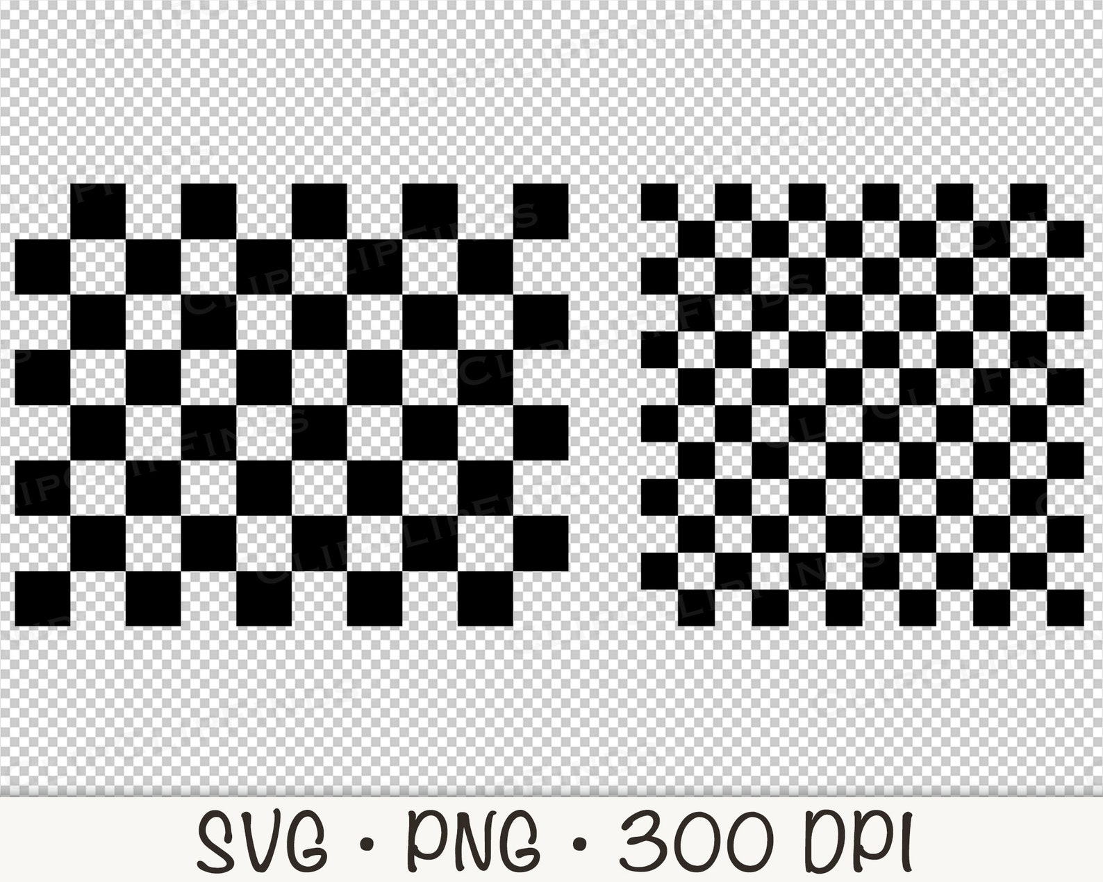 Seamless Checkerboard Pattern SVG, PNG, Transparent Background, Instant ...