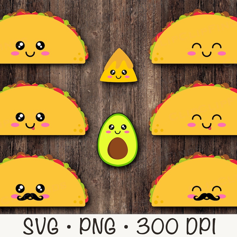 Paper Tacos Cards - Etsy