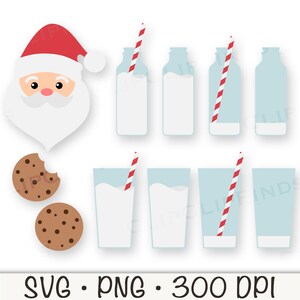 Sweets for Santa Claus, Santa's Food Snacks, Milk and Chocolate Chip ...