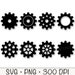 Cog Bundle Pack SVG, Gear Cog PNG, Mechanical Cog Wheel, Steampunk, Cog ...