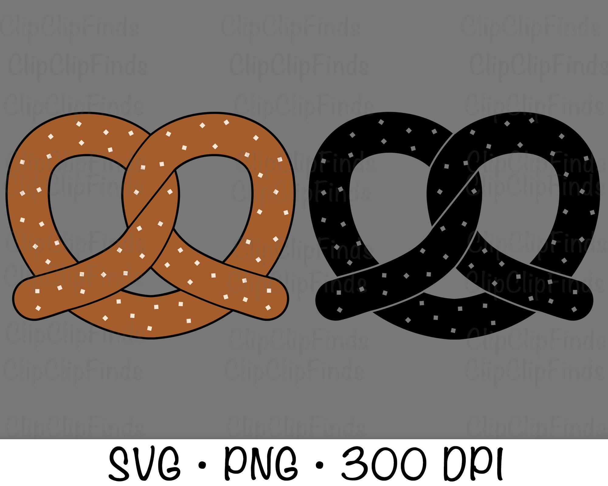 Pretzel SVG Pretzel PNG Pretzel Clipart Instant Digital - Etsy UK