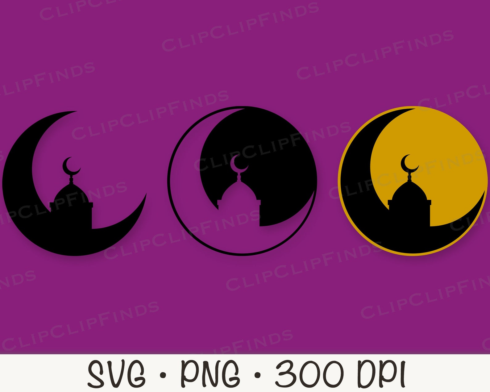 Ramadan SVG Vector Cut File and PNG Transparent Background - Etsy