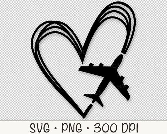 Clip Art De Avión Con Corazón 221 Avion Papel Corazon Stock Photos,