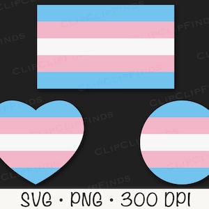 Transgender Flag SVG, Trans Flag, Transgender Pride, Gender Identity ...