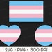 Transgender Flag SVG, Trans Flag, Transgender Pride, Gender Identity ...