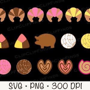 Mexican Sweet Bread Bundle, Pan Dulce, Concha, Puerquitos, Orejitas ...