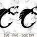 Fish Hook SVG, Fish on a Hook SVG Vector Cut File, Fish Hook PNG ...