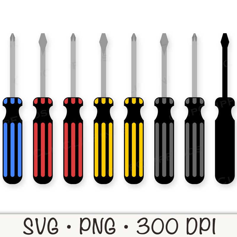 Screwdrivers Clipart - Etsy UK