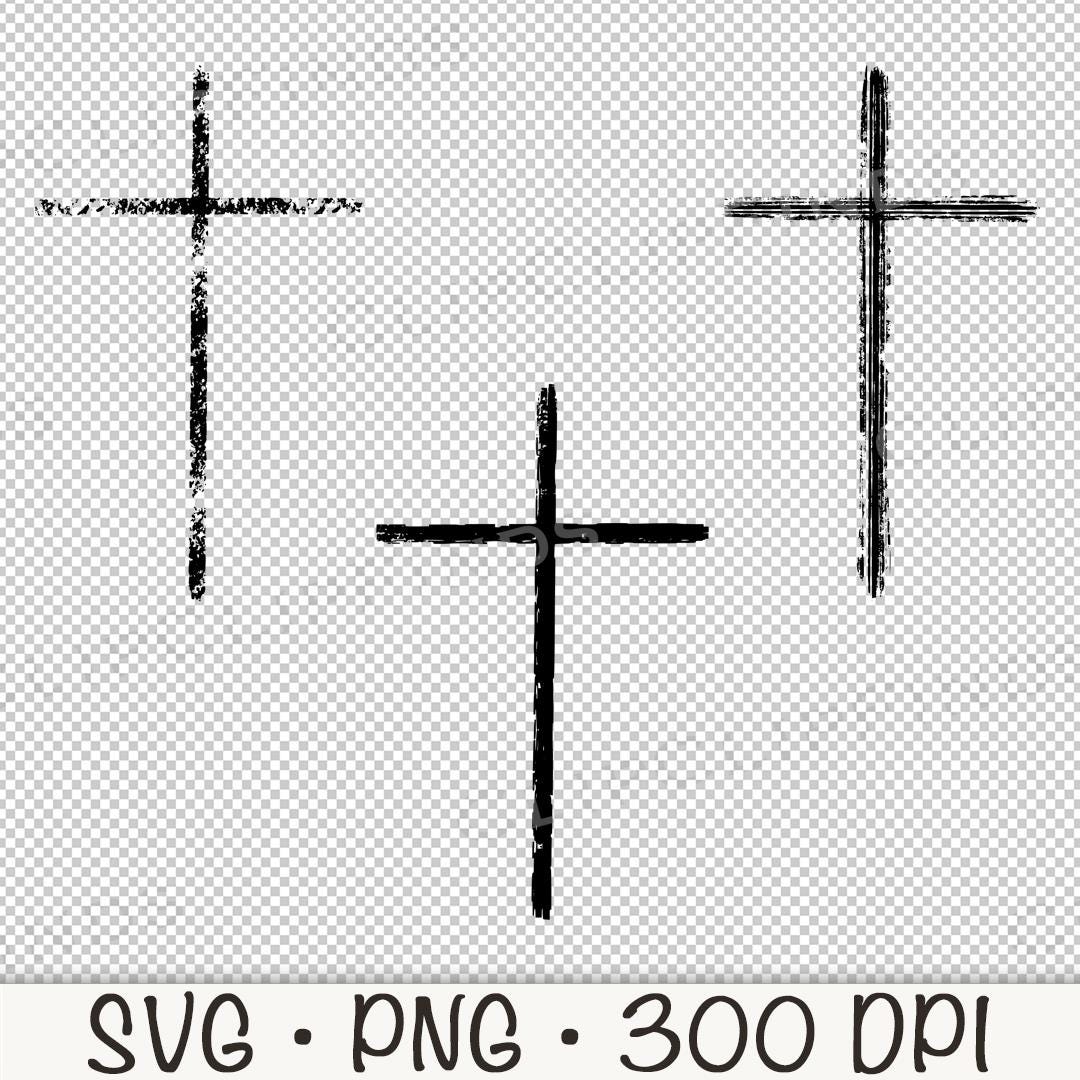 Grunge Cross SVG: Rustic Christian Easter Design (digital Download) - Etsy