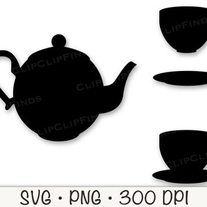 Tea Pot SVG, Tea Party, Tea Cup SVG, Tea Cup PNG, Tea Party Clip Art ...