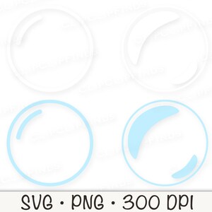 Bubble Outline SVG, Bubbles Clip Art, Bubbles PNG, Instant Digital ...