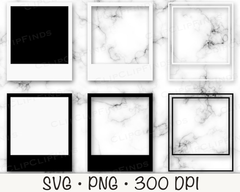 Retro Picture Frames, SVG PNG, Instant Digital Download - Etsy