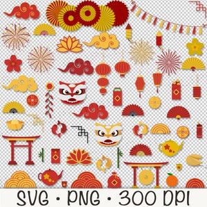 Chinese Lunar New Year, Chinese New Year Clipart, SVG, PNG, Clipart ...