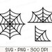 Spider Web, Spider Web Corner, Half Spider Web, Halloween, SVG, PNG ...