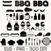 BBQ Food SVG, Bbq SVG Bundle, Bbq Silhouette Shapes, Bbq Icon, Grill ...