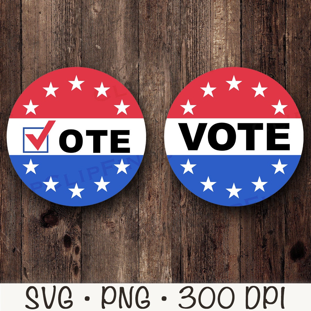 Vote SVG, Vote Circle PNG, Check Mark on Box, Political, Election ...