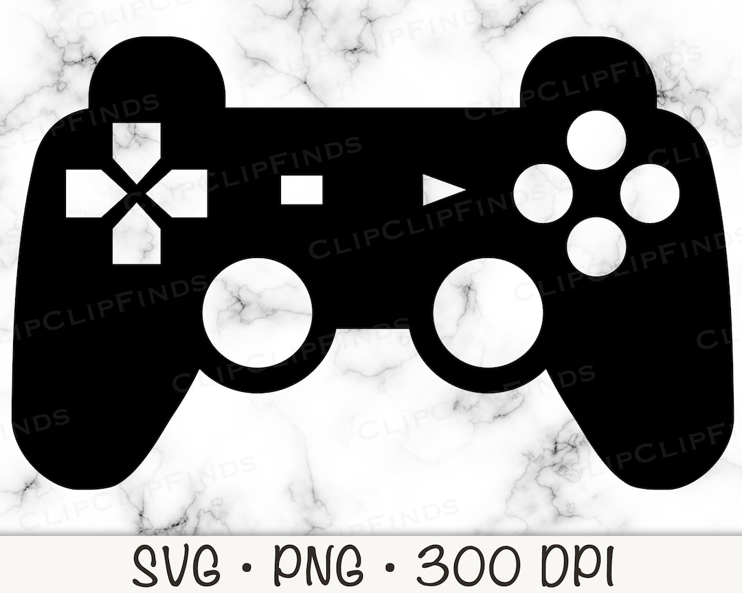 Video Game Controller SVG Vector Cut File, PNG Transparent Background ...