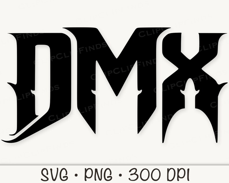 DMX Svg DMX Png DMX Vector Cut File Transparent Background - Etsy Israel