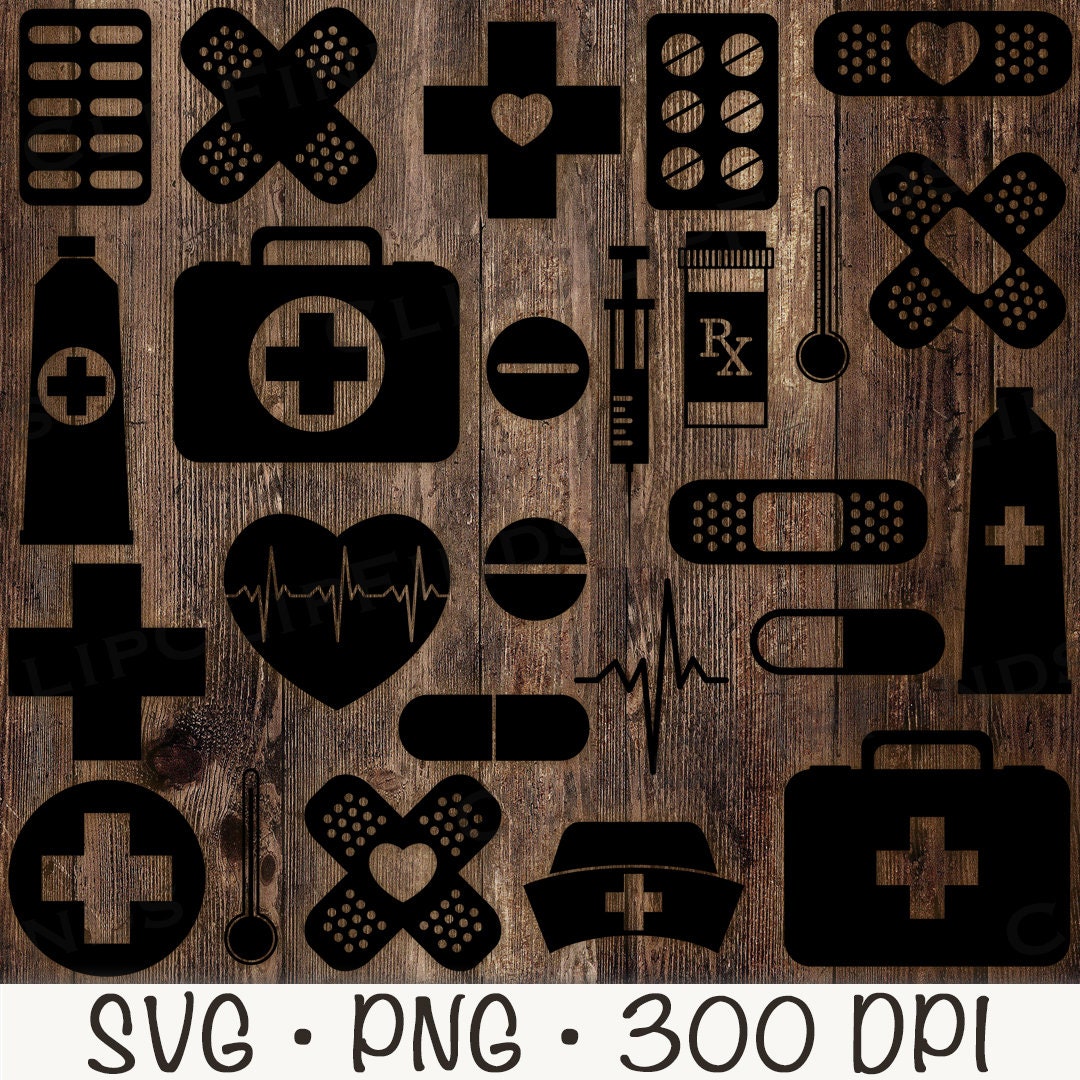 Medical Icons SVG, Healthcare SVG, Medical PNG, Doctor, Clinic, Nurse ...