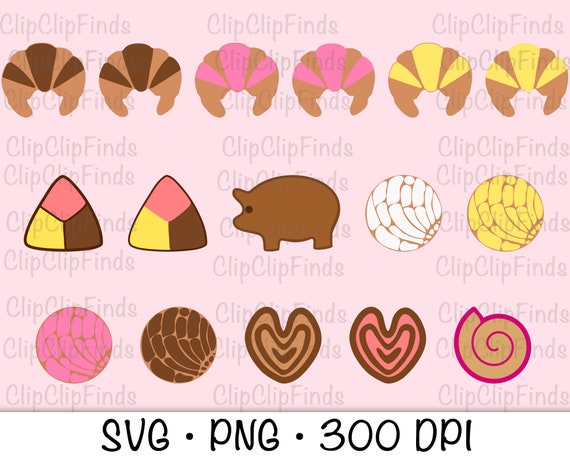 Paquete de pan dulce mexicano Pan Dulce Concha Puerquitos - Etsy España