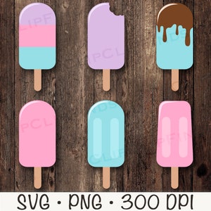 Popsicle Bundle, Popsicle SVG, Popsicle PNG, Popsicle Clipart, Cute ...