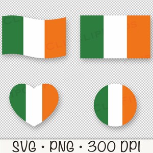 Irish Flag SVG, Irish Heart PNG, Irish Circle Flag Icon, Ireland, Saint ...