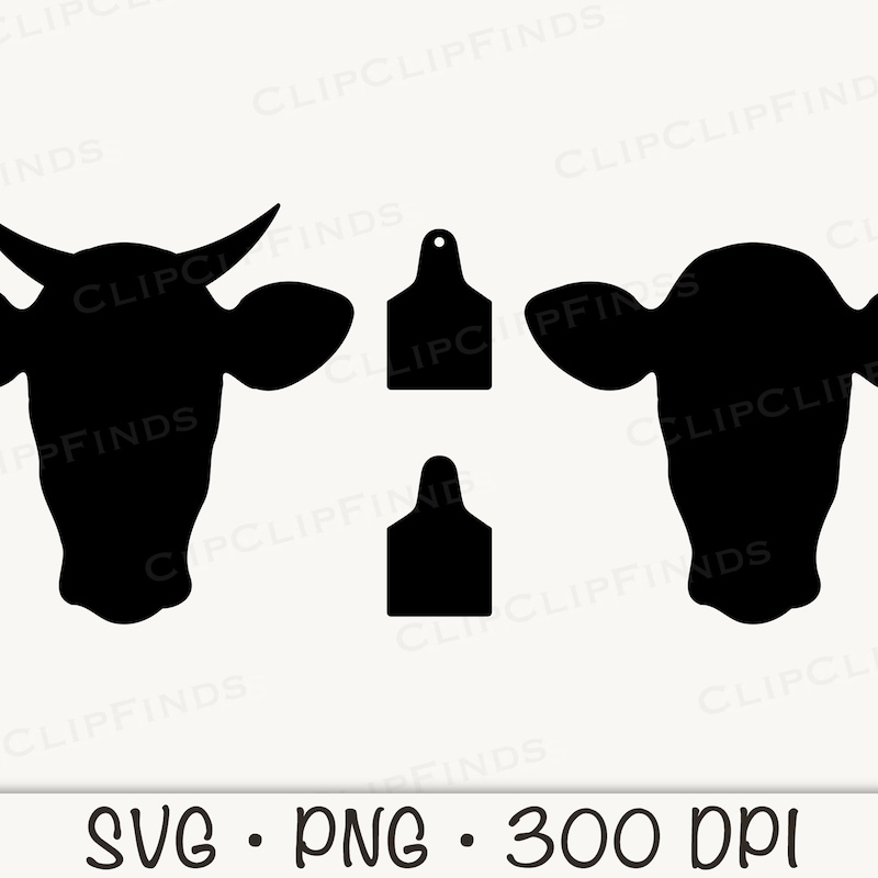 Cow Ear Tag Sweatshirt - Etsy