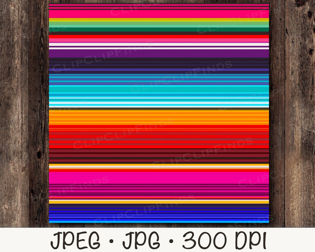 Serape Sublimation Background Hand-drawn Graphic Design Digital ...