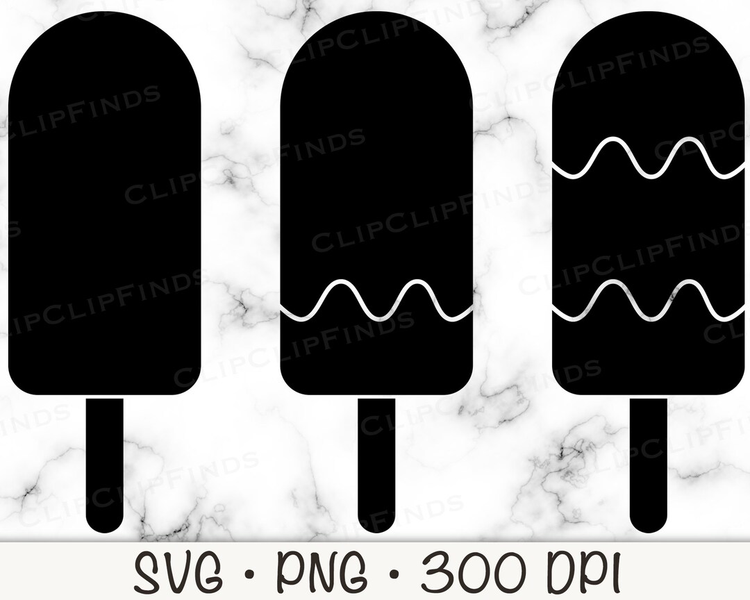Popsicle SVG Vector Cut File and PNG Transparent Background Clip Art ...