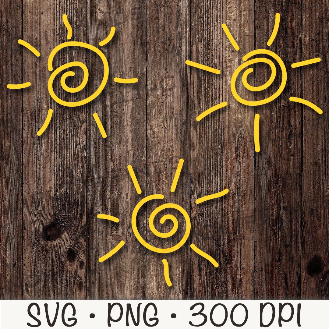 Sun SVG, Line Sun Drawing PNG, Doodle Sun, Scribble Sun, Hand-drawn Sun ...