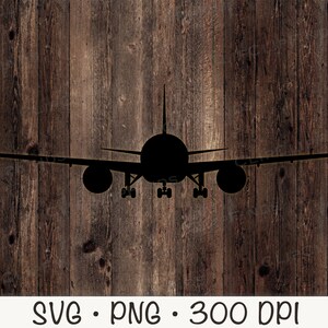 Avión SVG Vector Cut File, PNG Fondo transparente, Topper, Pieza ...
