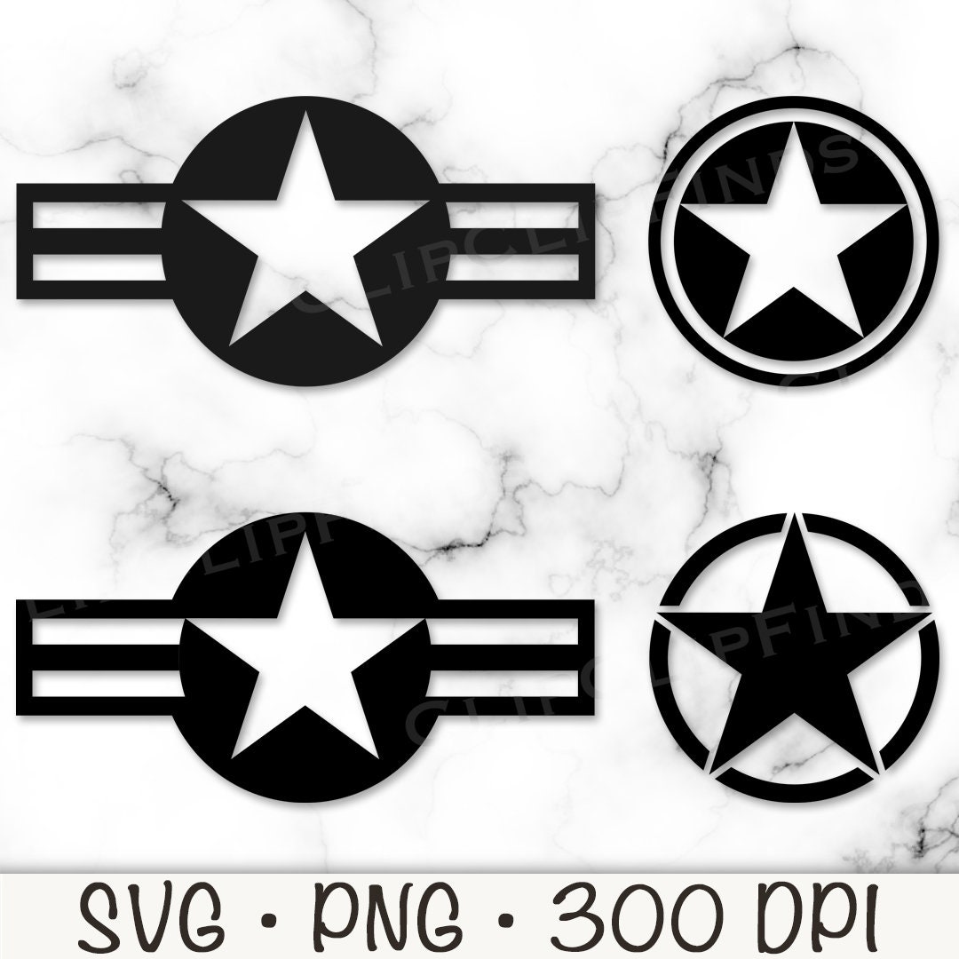 Military Star SVG, Army Star SVG, U.S. Army Star Clipart, Military ...
