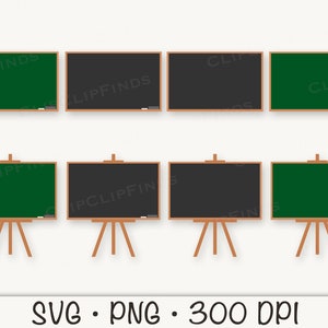Blackboard, Chalkboard, School Blackboard With Chalk and Eraser, SVG ...