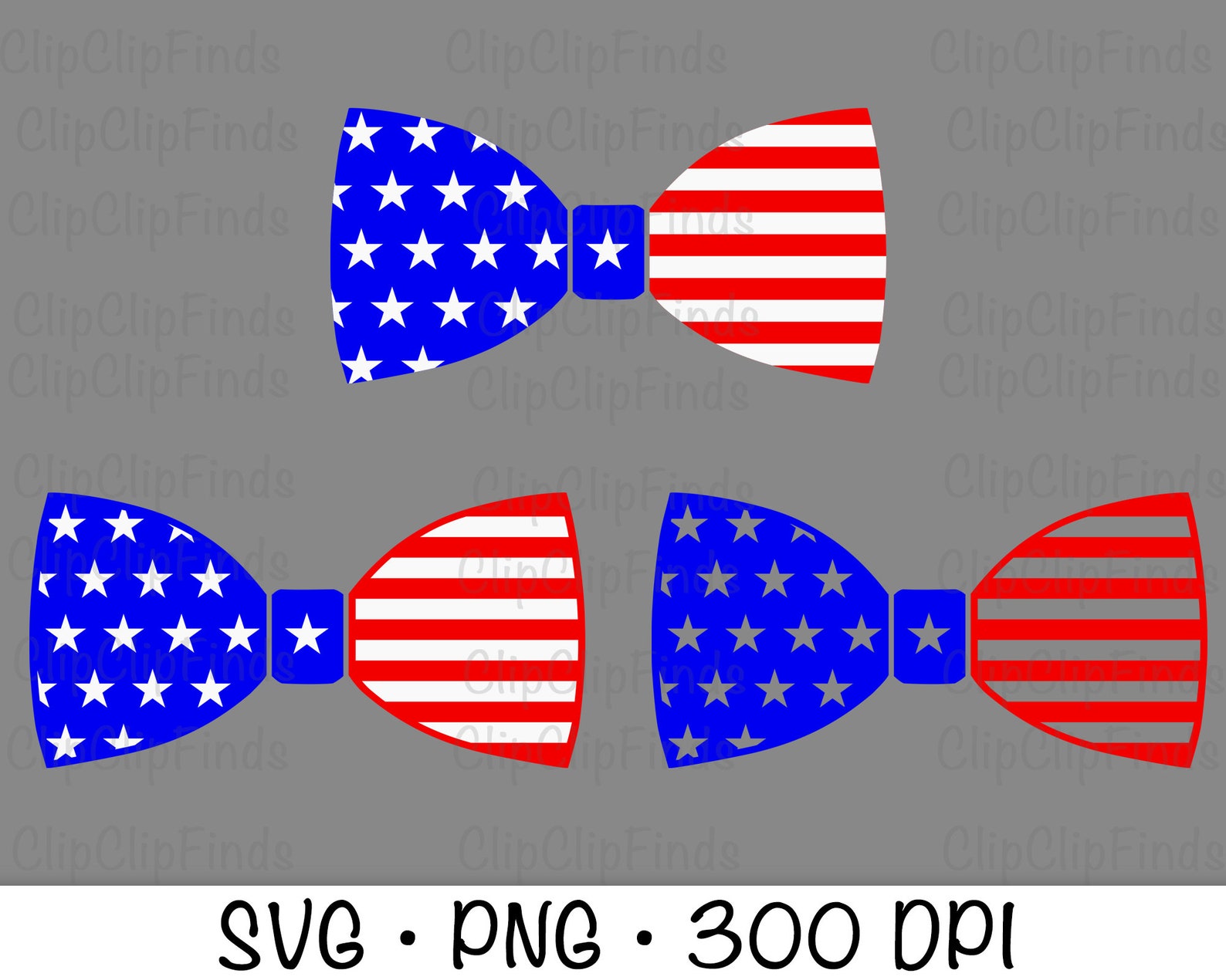 American Flag Bowtie Patriotic July 4th Bowtie SVG PNG - Etsy