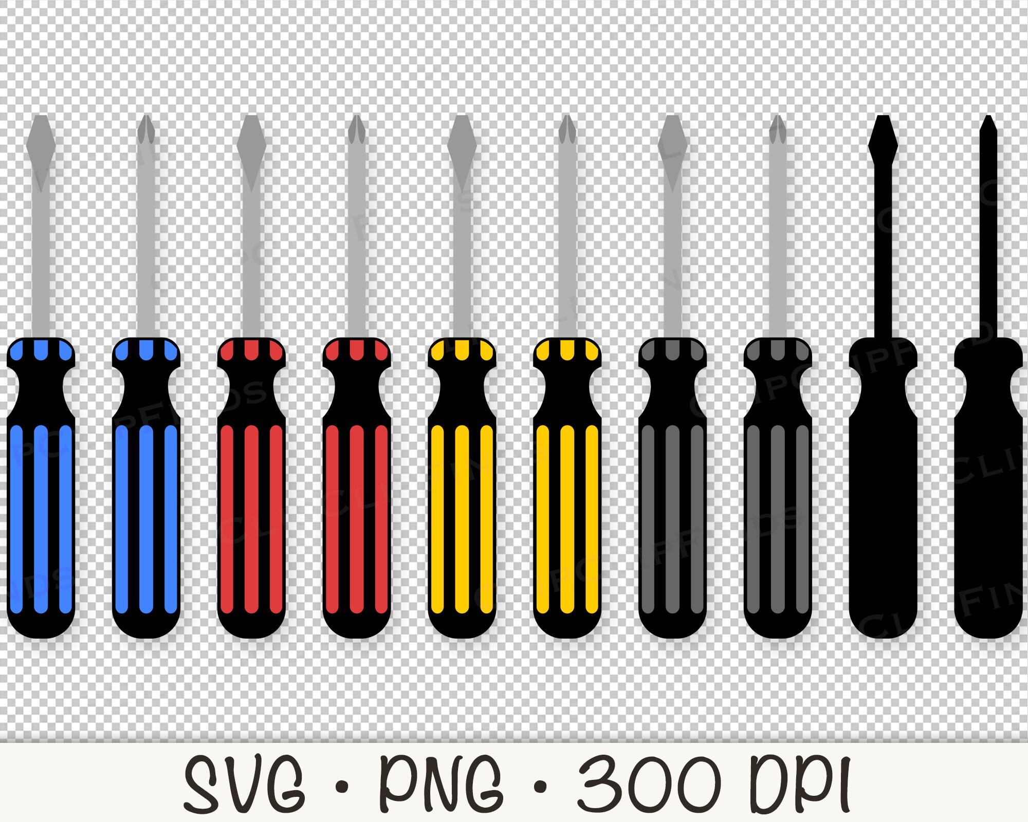 Screwdriver Tool SVG Screwdriver Clipart Screwdriver SVG - Etsy