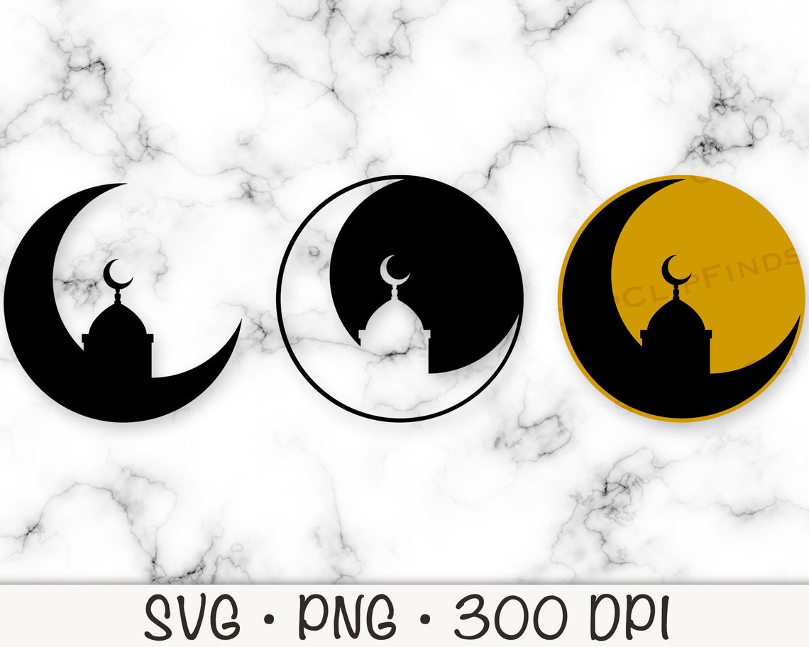 Ramadan SVG Vector Cut File and PNG Transparent Background - Etsy