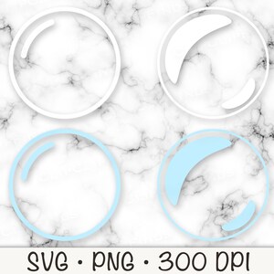 Bubble Outline SVG, Bubbles Clip Art, Bubbles PNG, Instant Digital ...