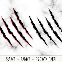 Claw Scratches Svg, Paw Scratches SVG, Scrapes, Claw Scratches Clipart ...