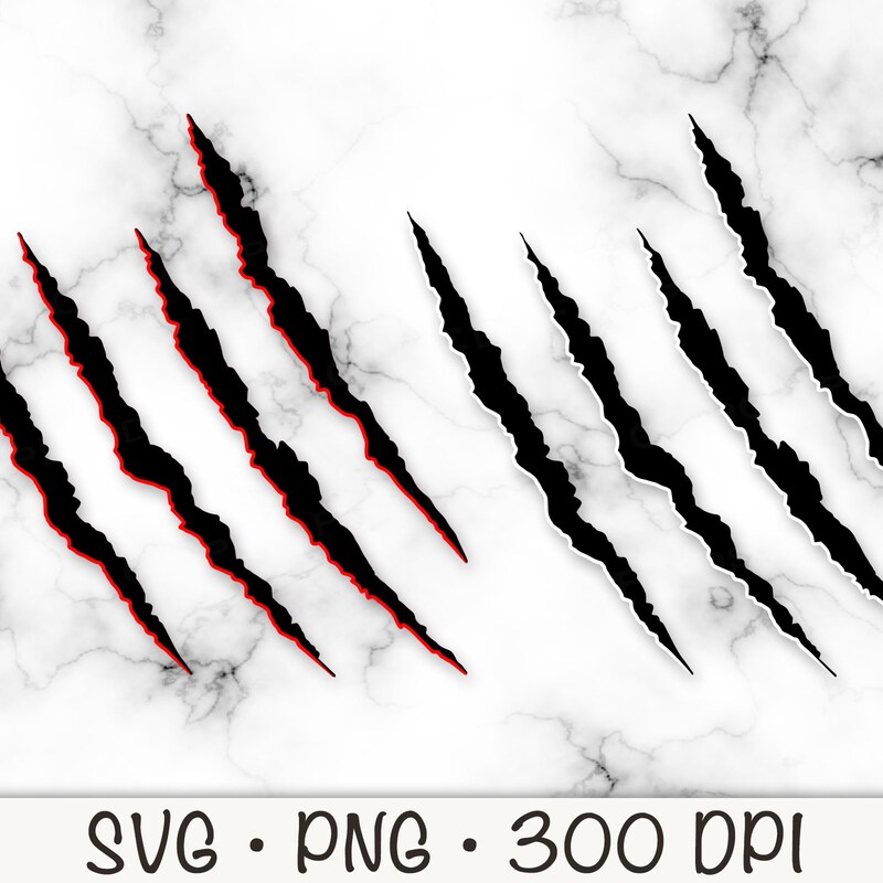 Bear Scratches Svg - Etsy