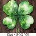 Watercolor Clover PNG, Watercolor 4 Leaf Clover, Saint Patrick's Day ...