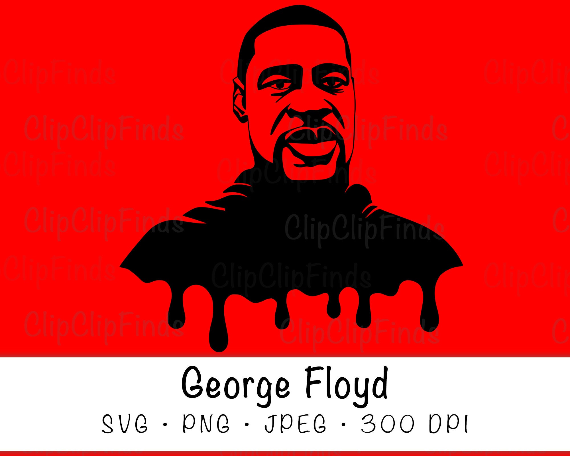George Floyd SVG Vector Cut File JPEG and PNG Transparent - Etsy