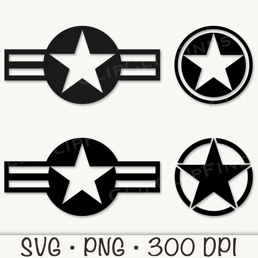 Military Star SVG, Army Star SVG, U.S. Army Star Clipart, Military ...