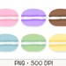 Macaron Bundle SVG Vector Cut File and PNG Transparent Background ...